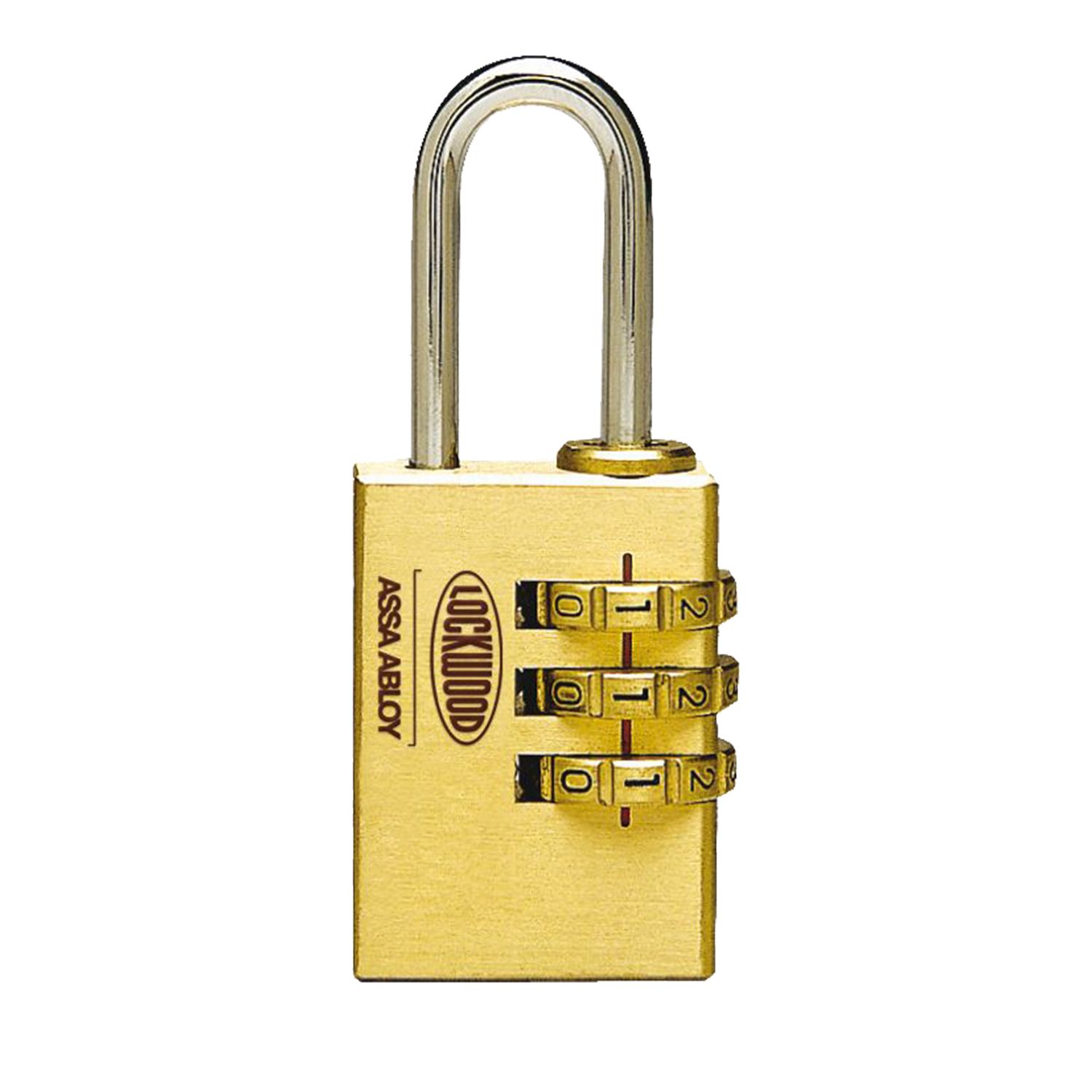 Lockwood 150 Series Combination Padlock Brass | Bowens