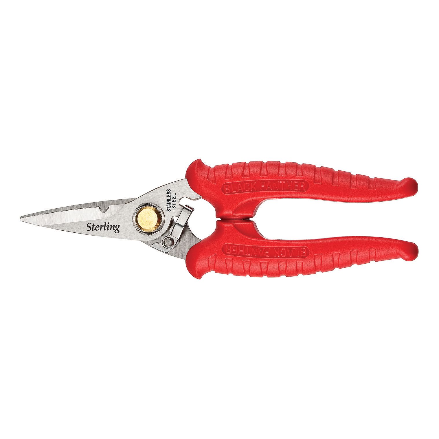 Sterling Black Panther Hi Tensile Industrial Snips Red | Bowens