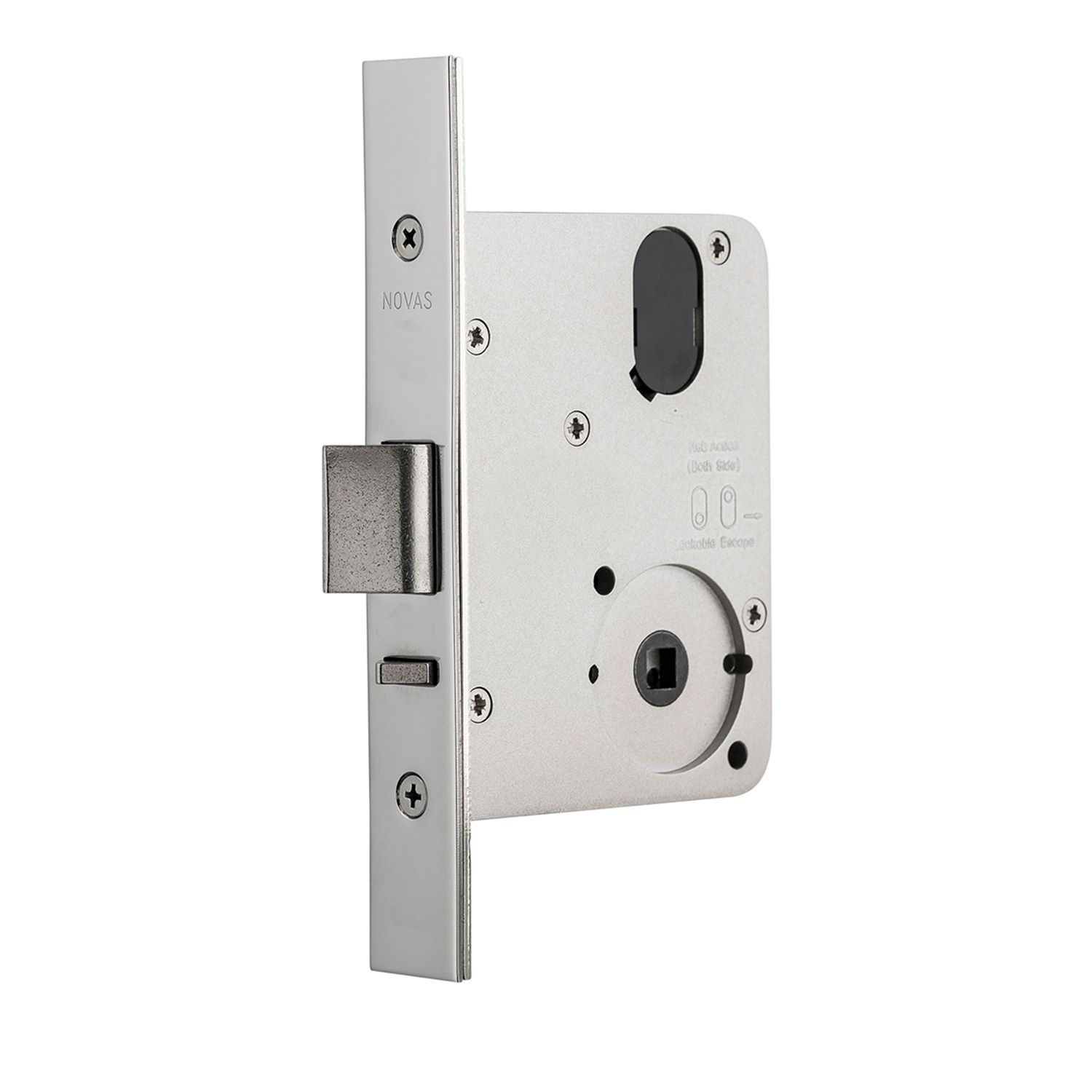 Novas 6205 Mortice Lock Satin Stainless Steel | Bowens