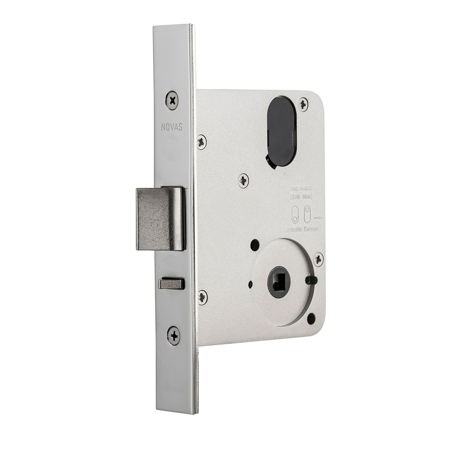Novas 6215 Mortice Lock Satin Stainless Steel | Bowens