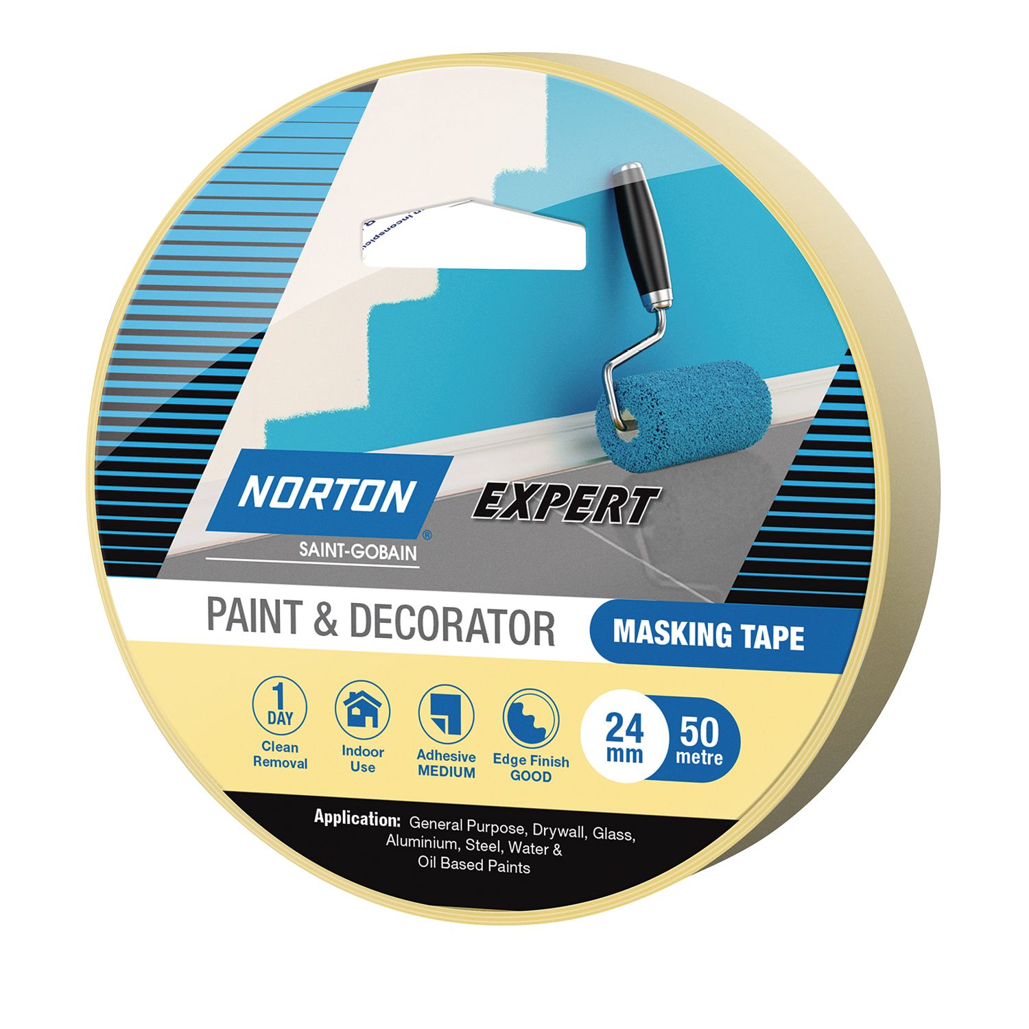 Norton® Paint & Decorator Masking Tape Roll | Bowens