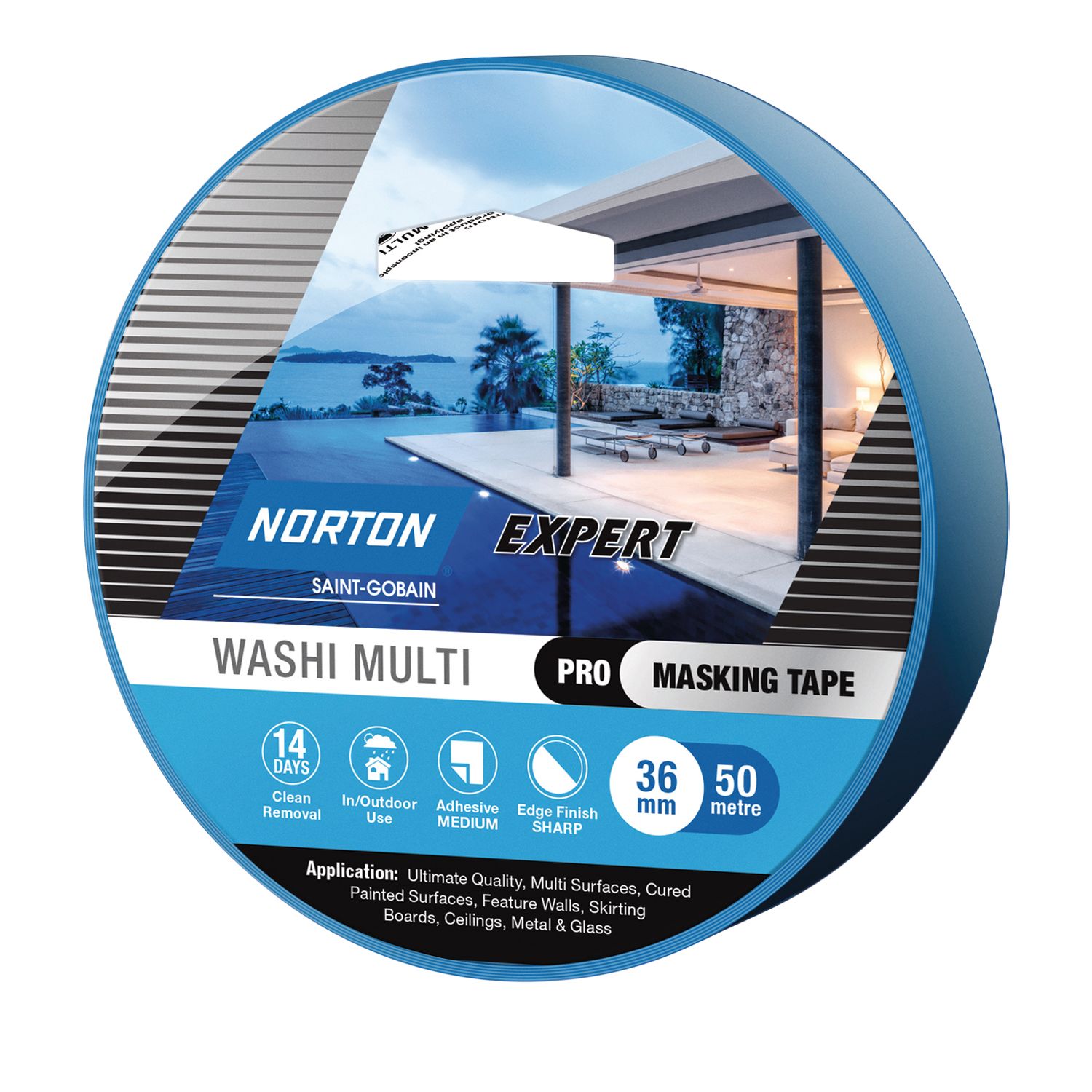 Norton® Washi Masking Tape Roll | Bowens
