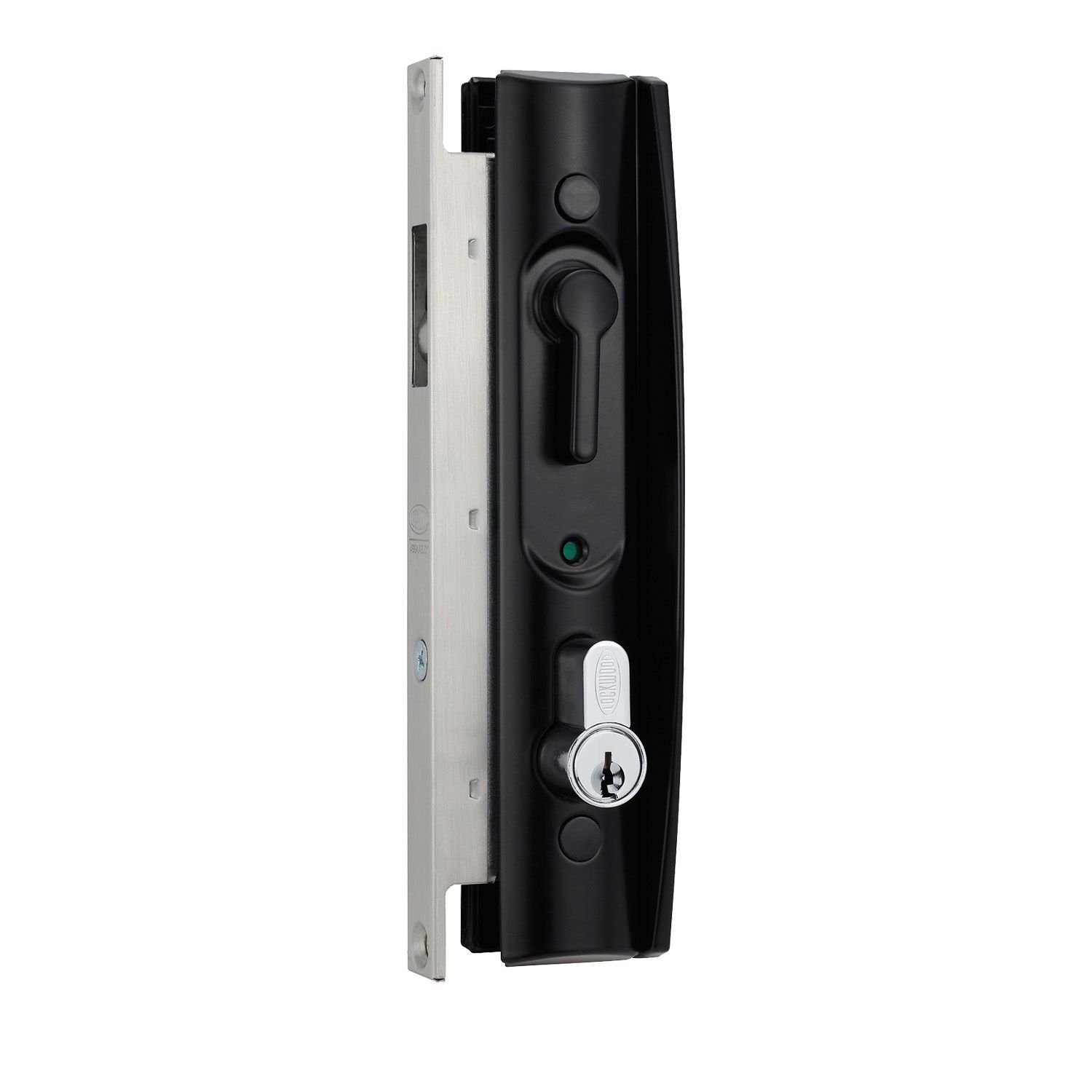 8653 Sliding Door Security Lockset Black | Bowens