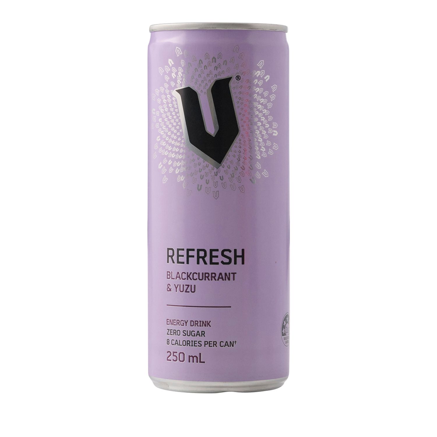 V Refresh Energy Drink Blackcurrant Yuzu Zero Sugar | Bowens