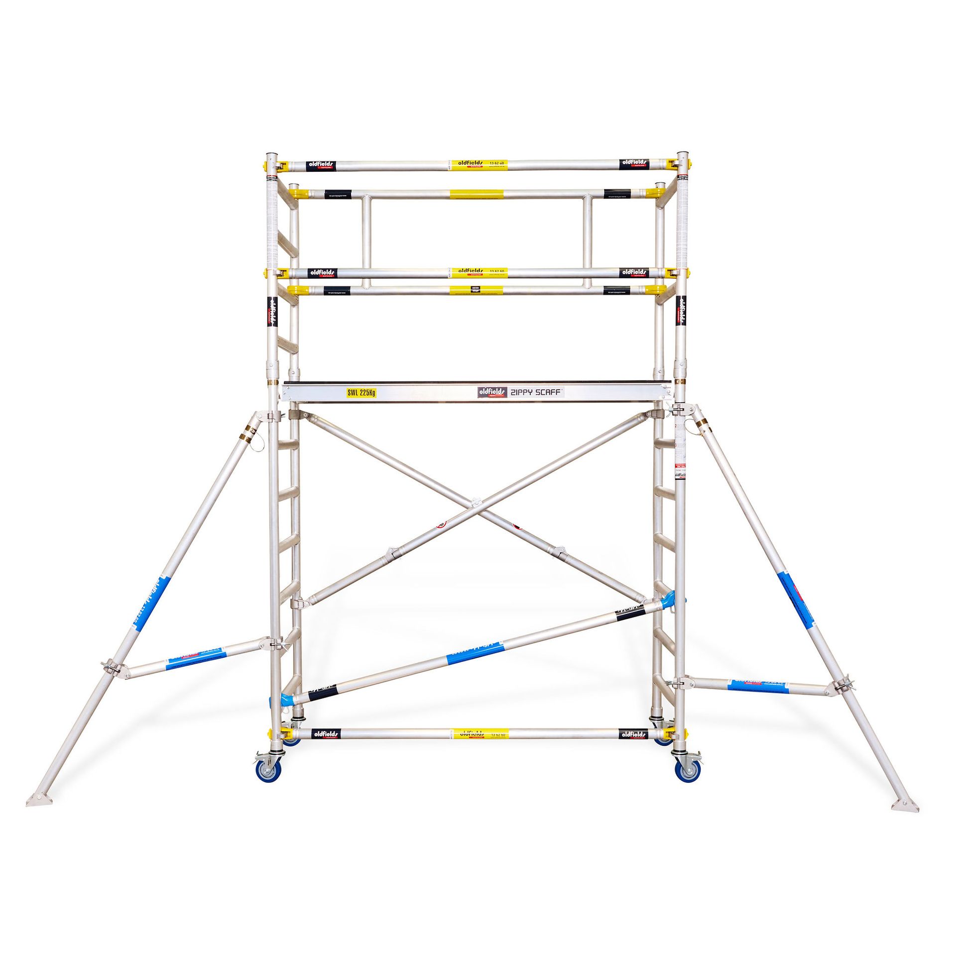 Oldfields Zippy-Scaff Aluminium Guard Rail Pack | Bowens