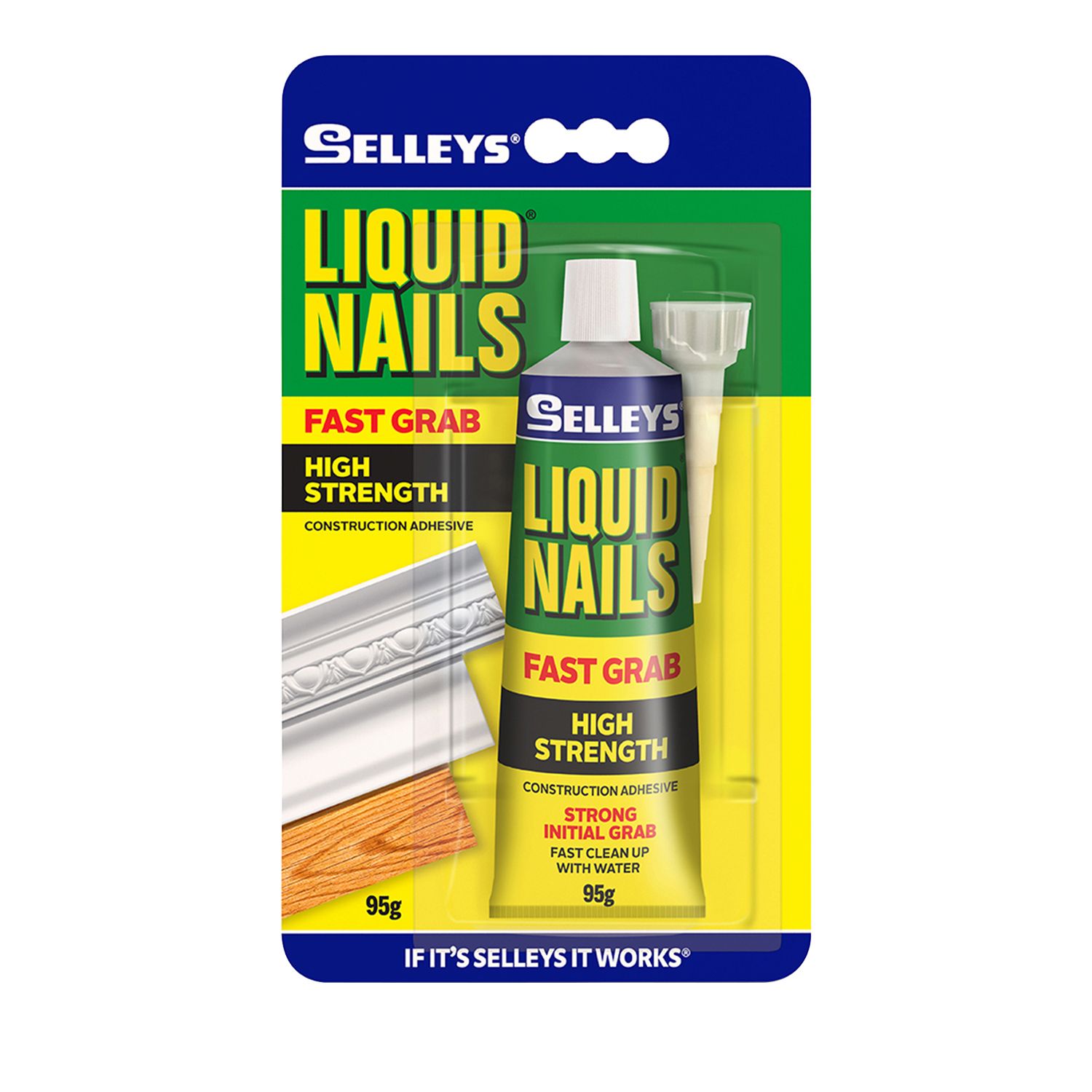Selleys® Liquid Nails® Fast Grab Construction Adhesive Cartridge | Bowens