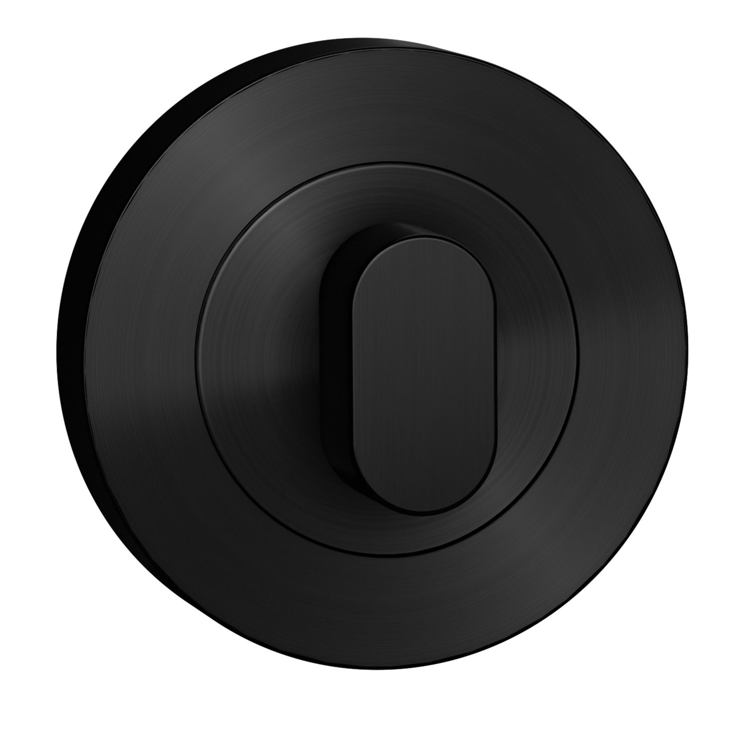 Novas B Round Rose Turnsnib Satin Black | Bowens