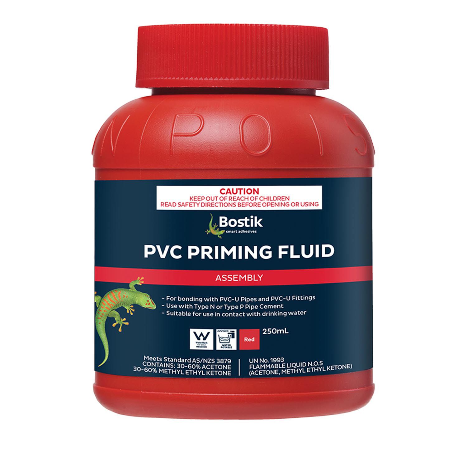 Plumbers Mate PVC Priming Fluid WaterMark Solvent | Bowens