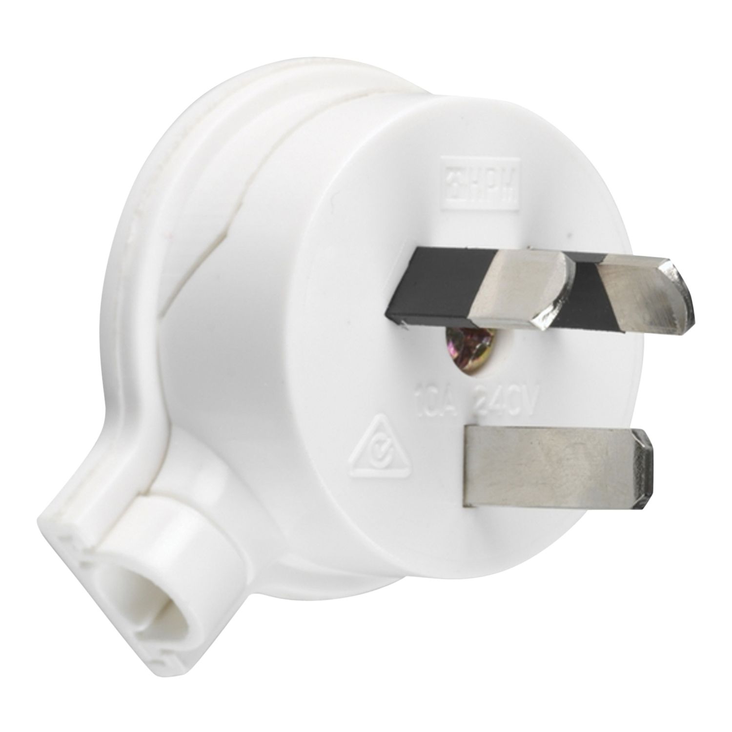 HPM 10A Side Entry Plug Top White | Bowens