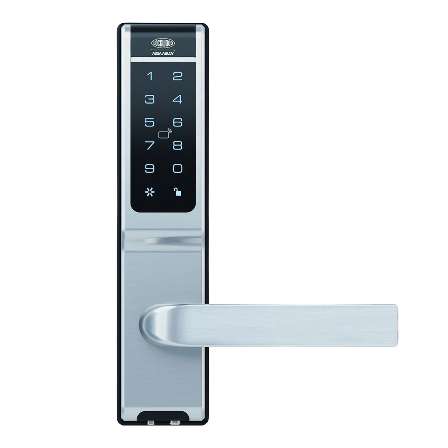 Lockwood Cortex™ Digital Door Lock Satin Chrome | Bowens
