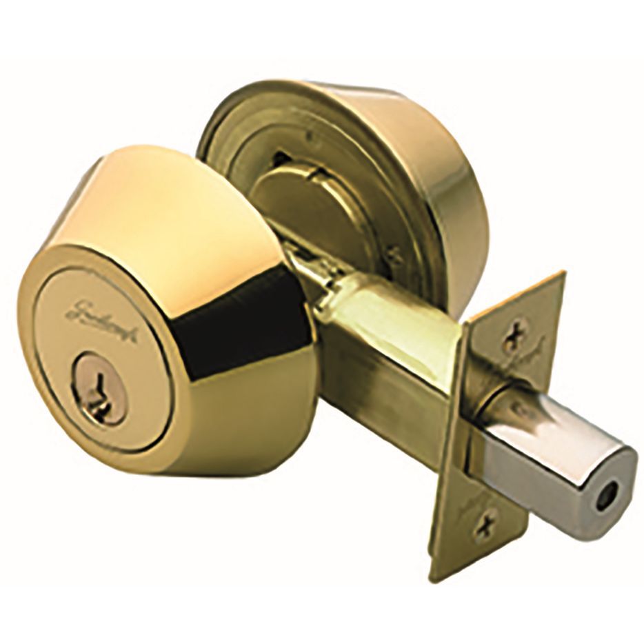 Gainsborough G4 Series Deadbolt Round Polished Brass | Bowens