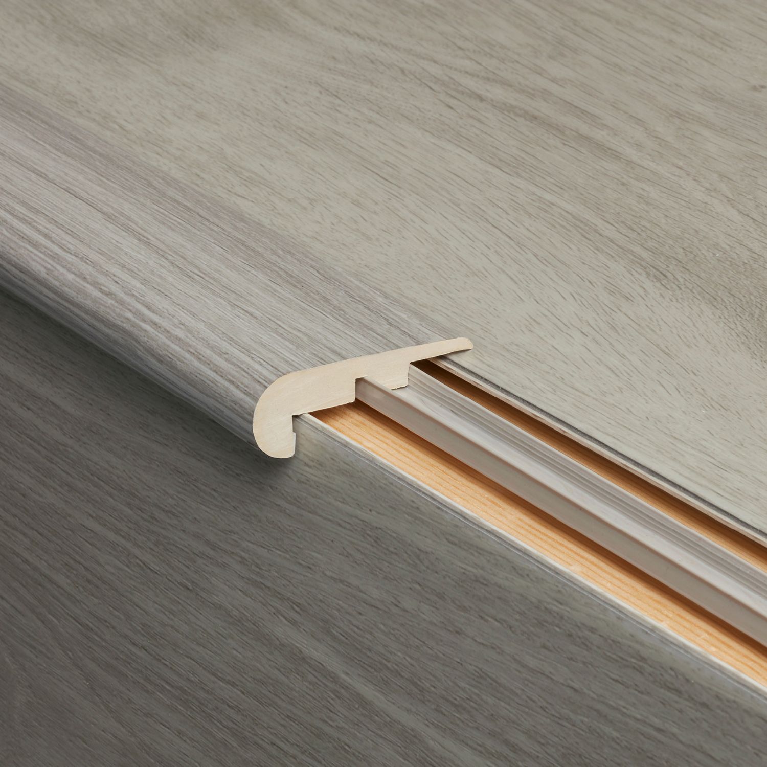 Dunlop® Heartridge Hybrid Flooring Stairnose | Bowens