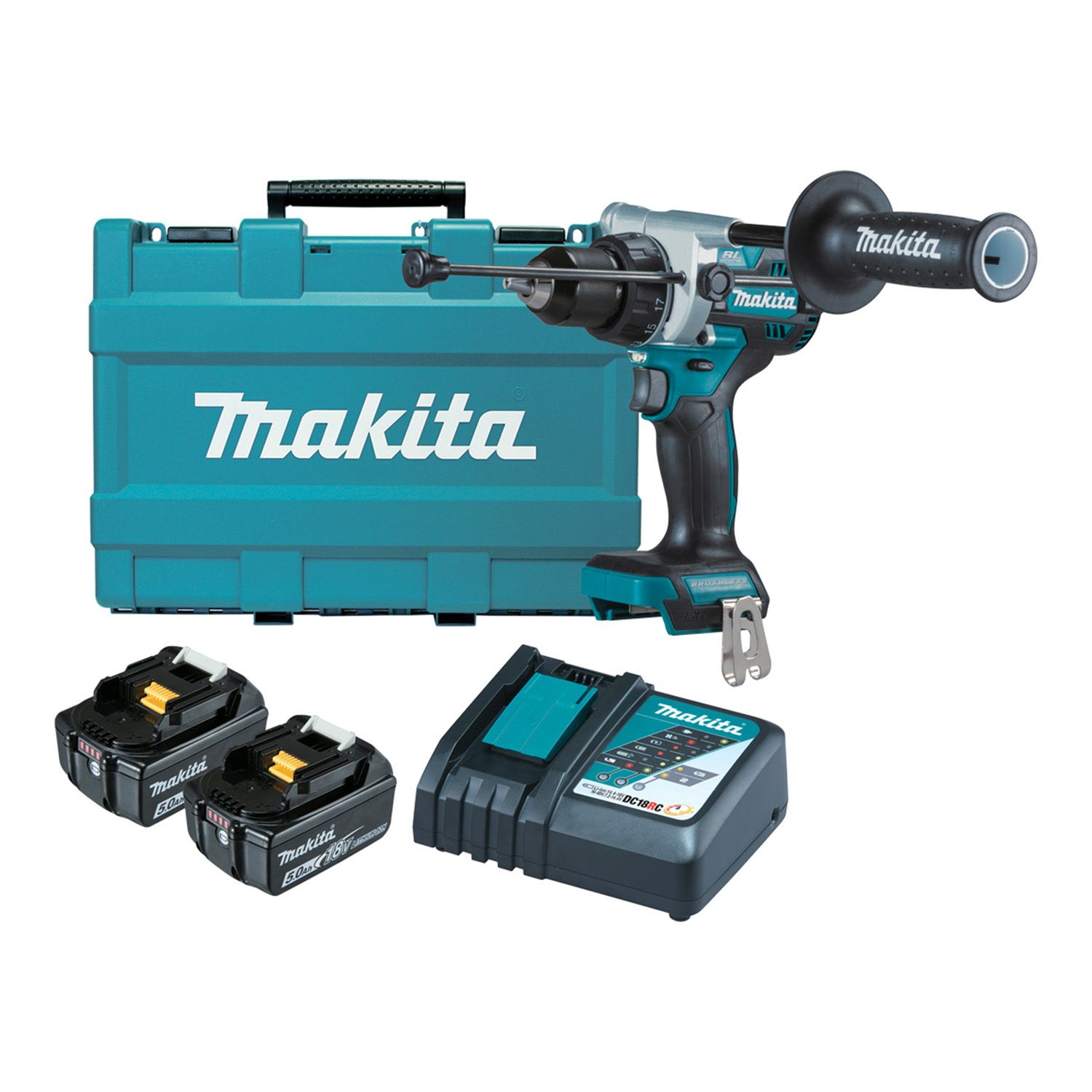 18V Brushless Heavy Duty Hammer Driver Drill Kit | Bowens