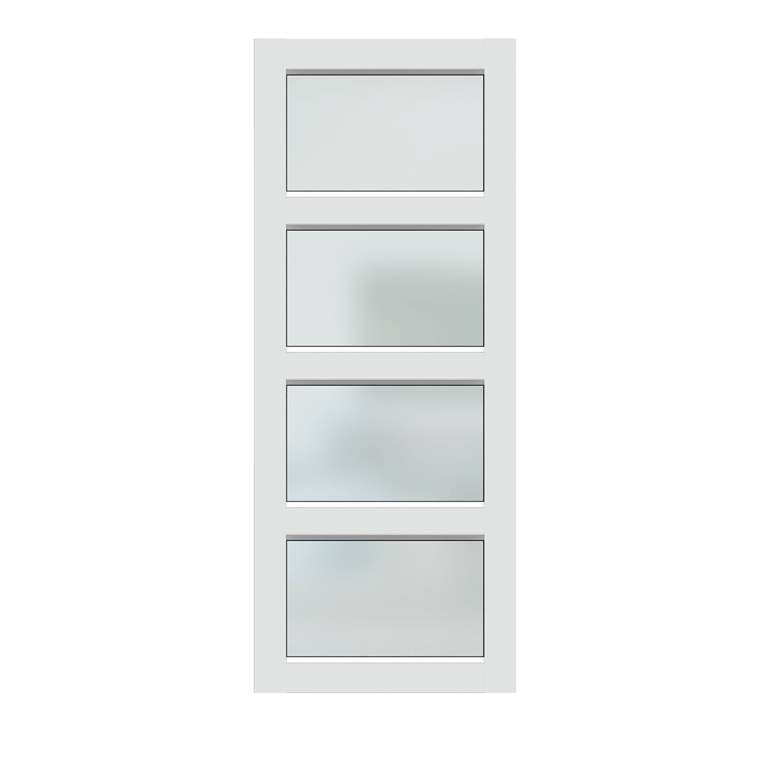 Hume Entry Door Elite Aluminium XE4 White Trans | Bowens