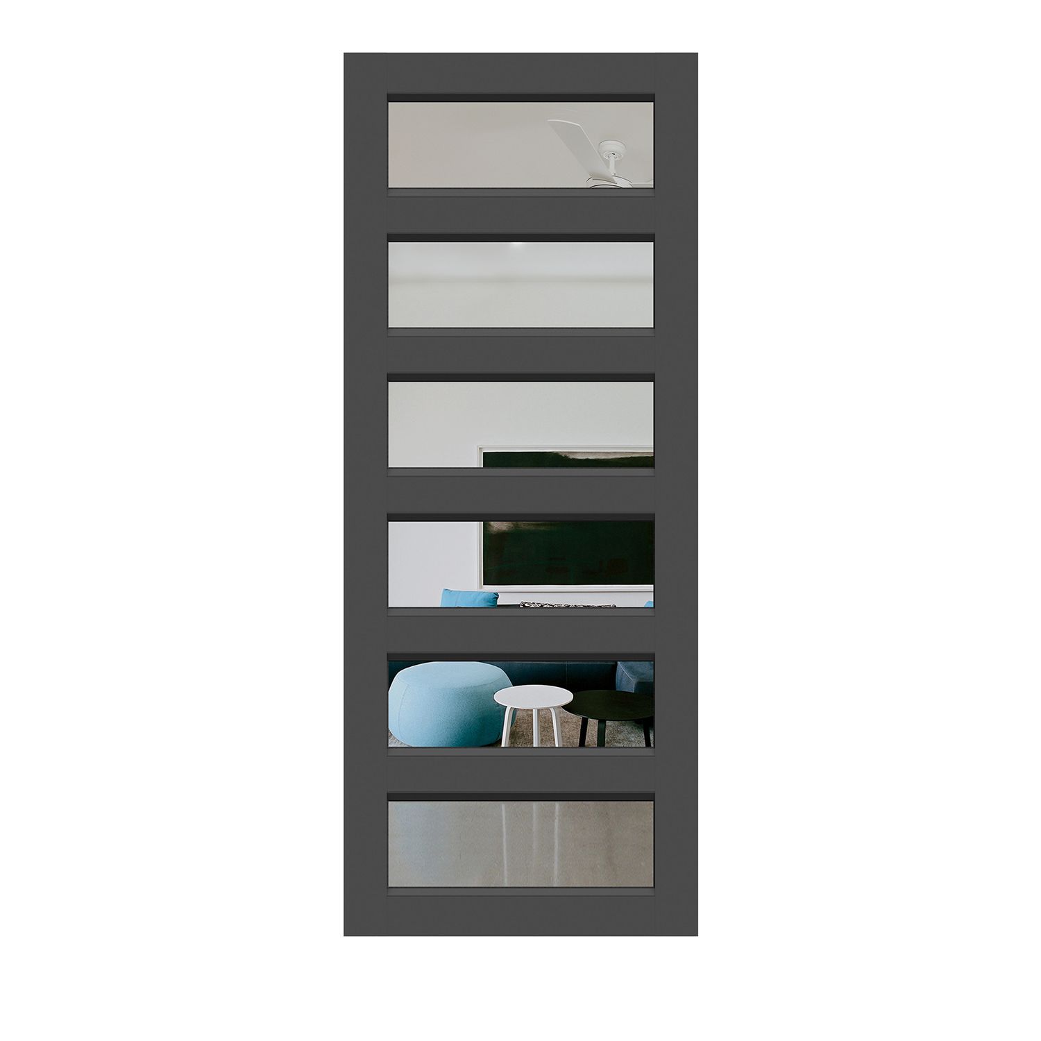 Hume Entry Door Elite Aluminium XE6 Monument Clear | Bowens