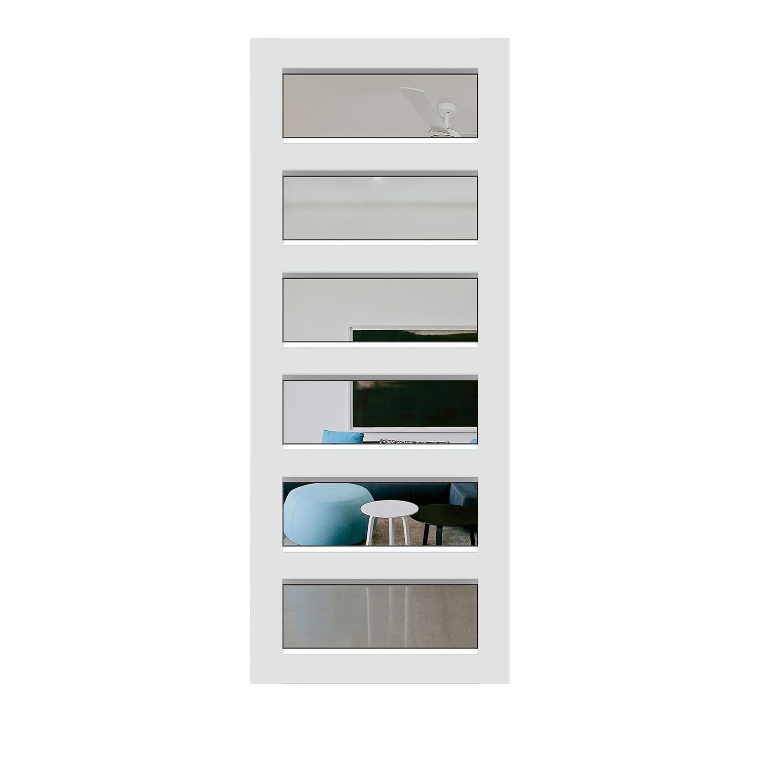 Hume Entry Door Elite Aluminium XE6 White Clear | Bowens