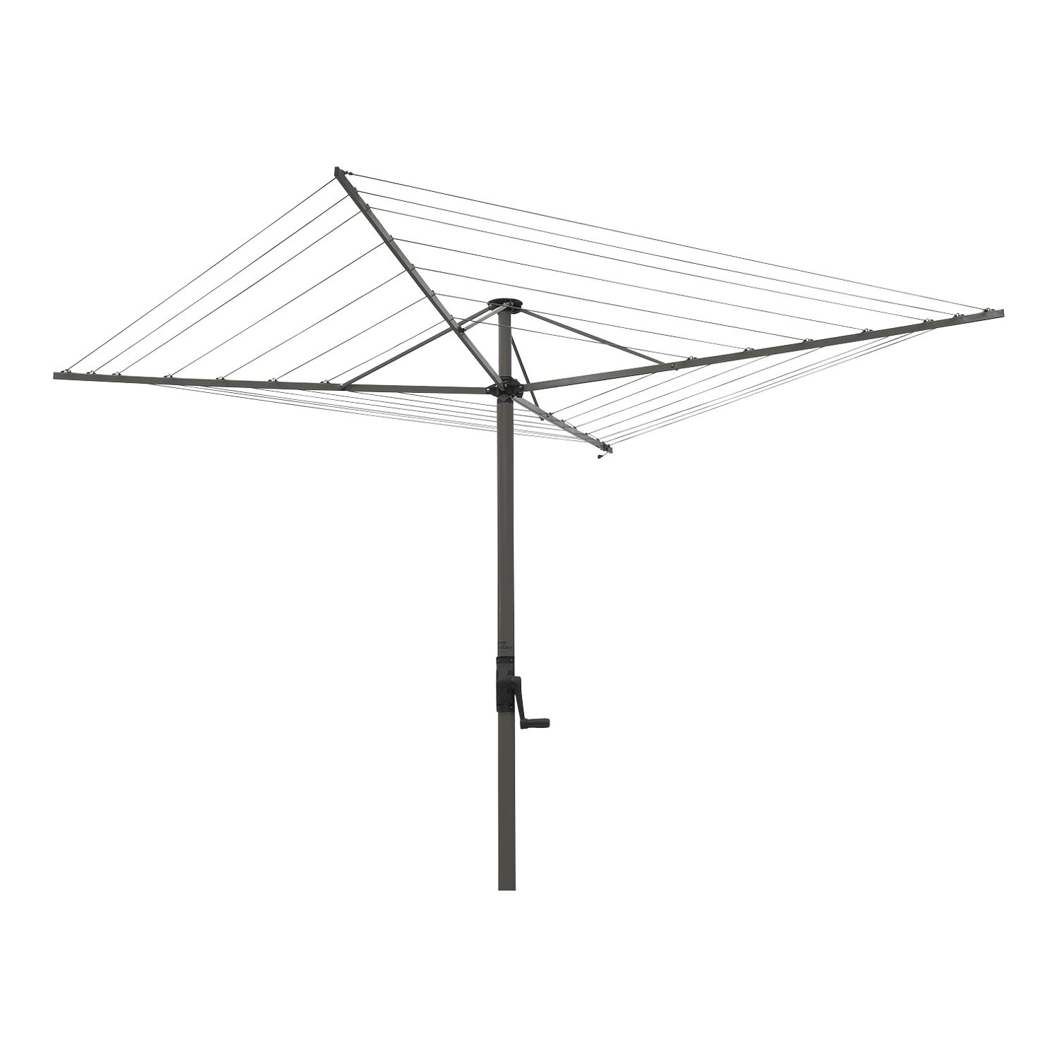 Austral™ Rotary Foldaway Clothesline Woodland Grey | Bowens