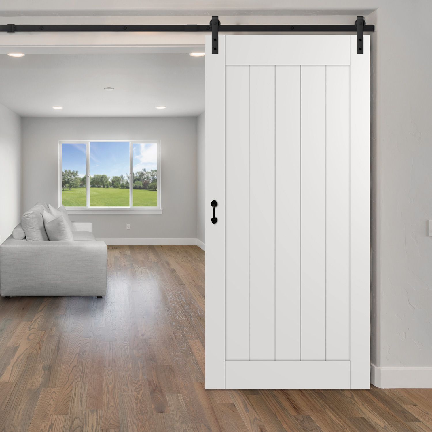 Custom-made Hume Barn Door Painted In Dulux Domino Barn, 50% OFF