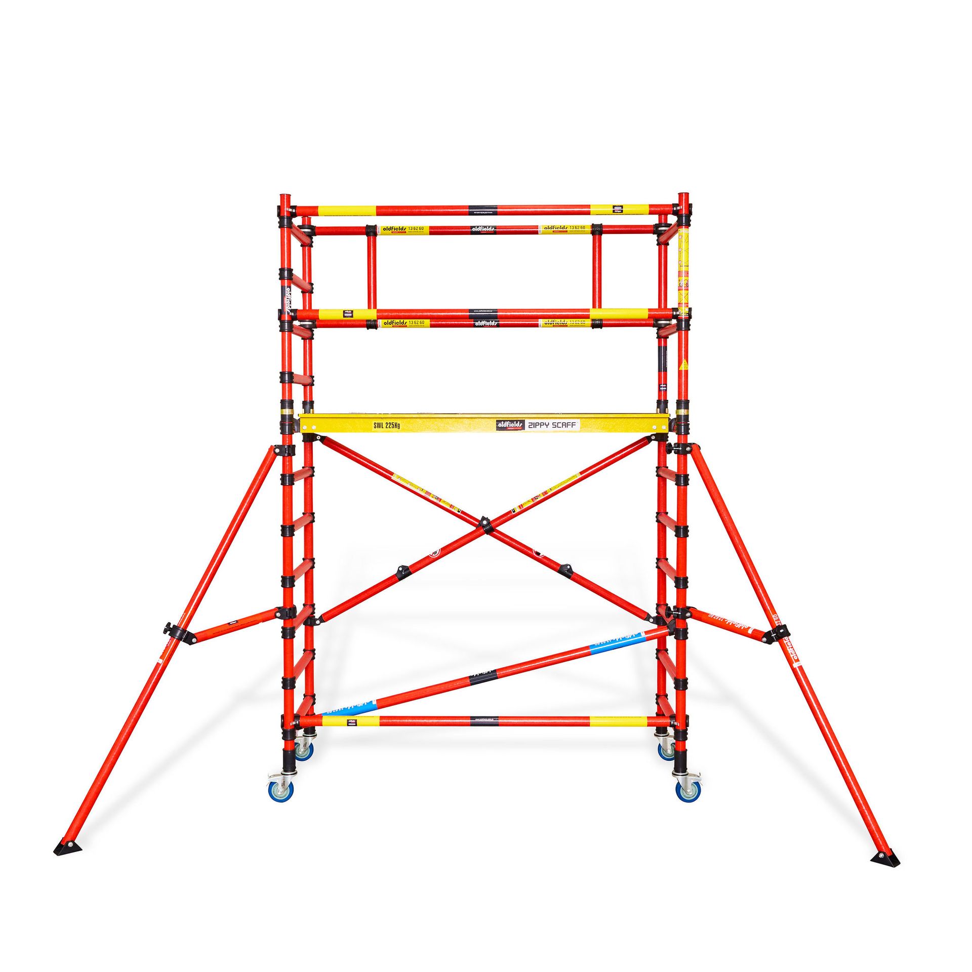 Oldfields Zippy-Scaff Fibreglass Guard Rail Pack | Bowens