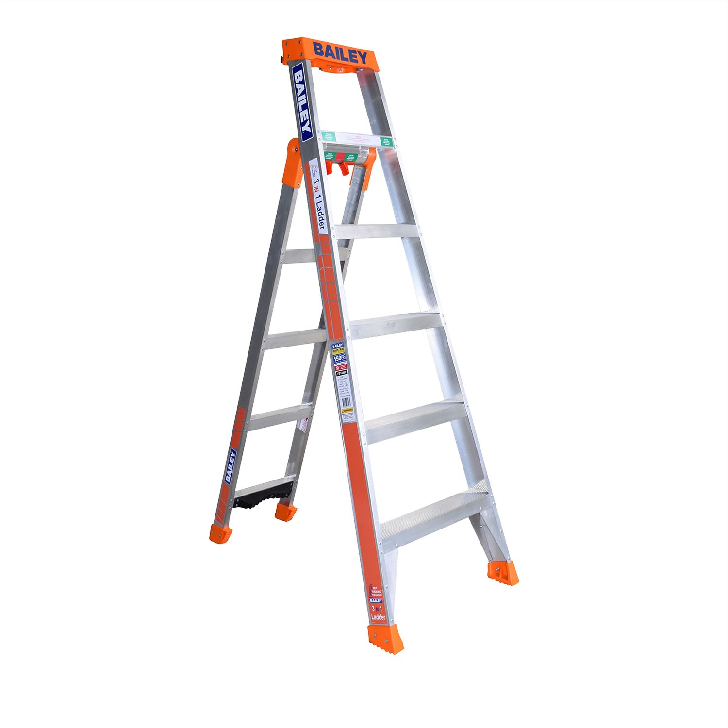 Bailey Aluminium SLS 3 in 1 Industrial Ladder | Bowens