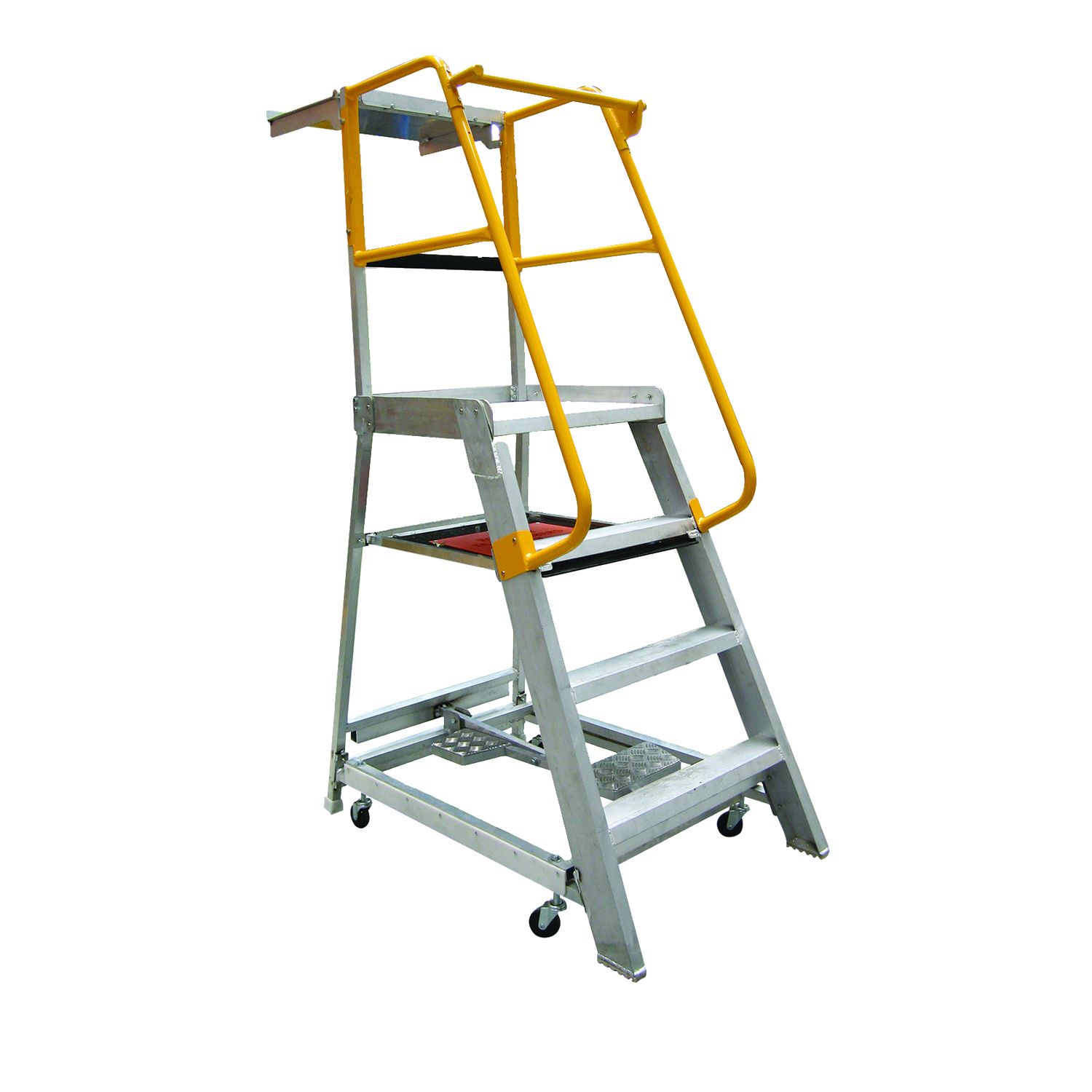 Gorilla® Aluminium Industrial Order Picking Ladder | Bowens