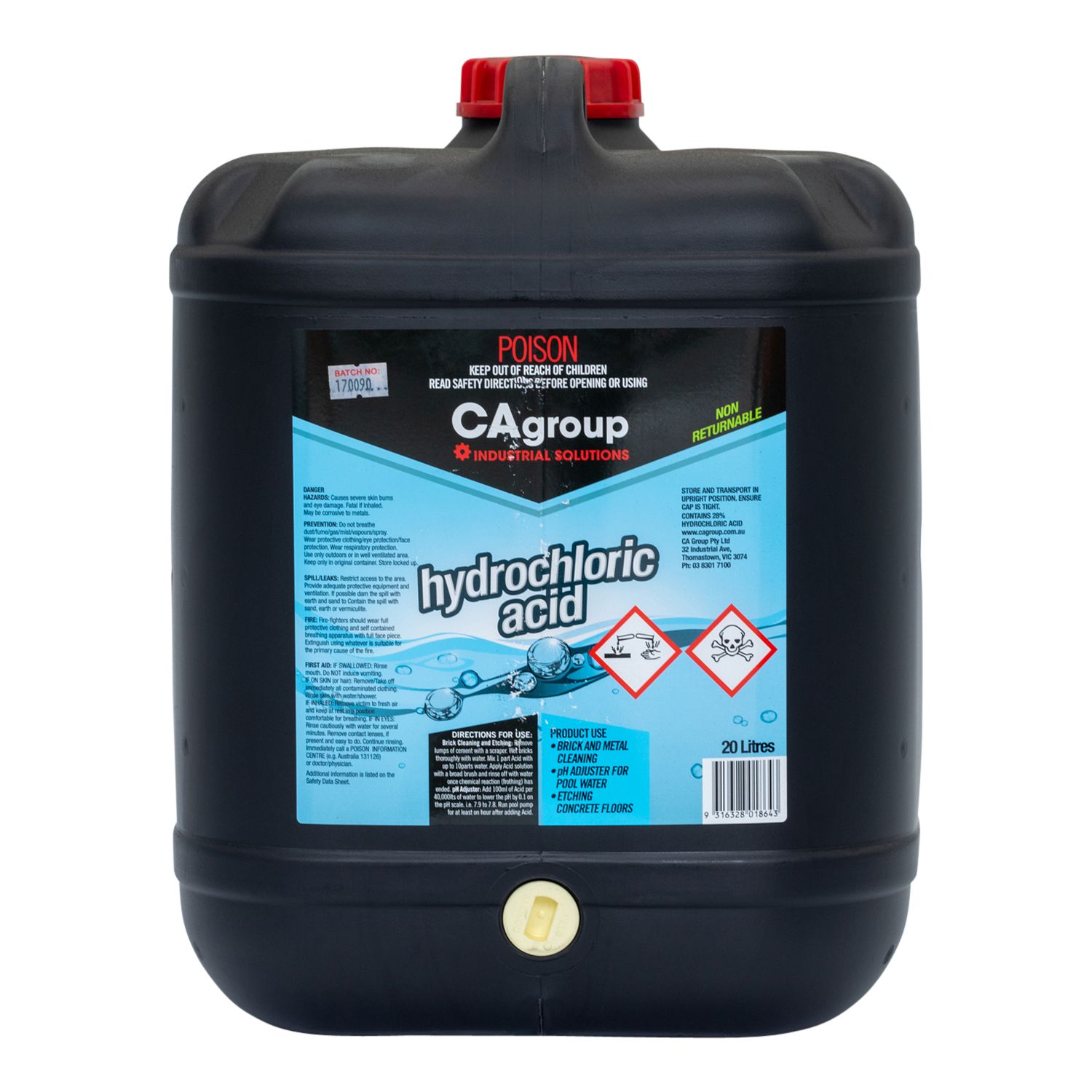 Vespol Hydrochloric Acid Wash | Bowens