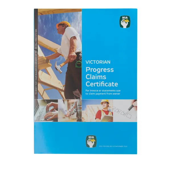 HIA Progress Claim Certificate | Bowens HIA Progress Claim Certificate | Bowens