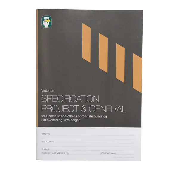 HIA Project and General Specification | Bowens