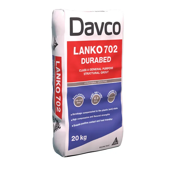 Davco Lanko 702 Durabed Structural Grout | Bowens