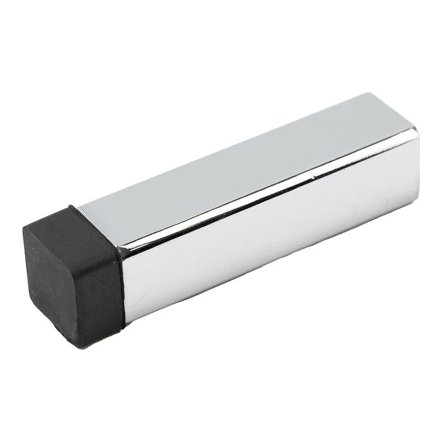 Lane Square Bullet Door Stop Polished Chrome | Bowens