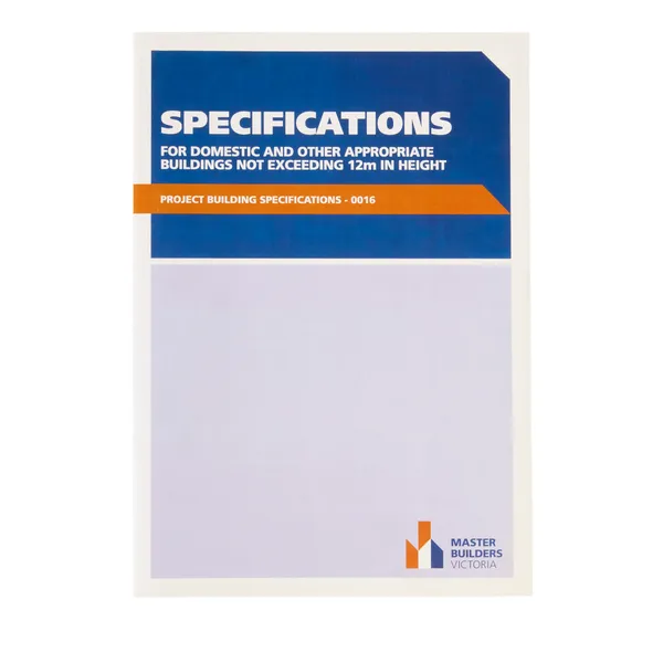 MBA Project Building Specifications-2001 | Bowens