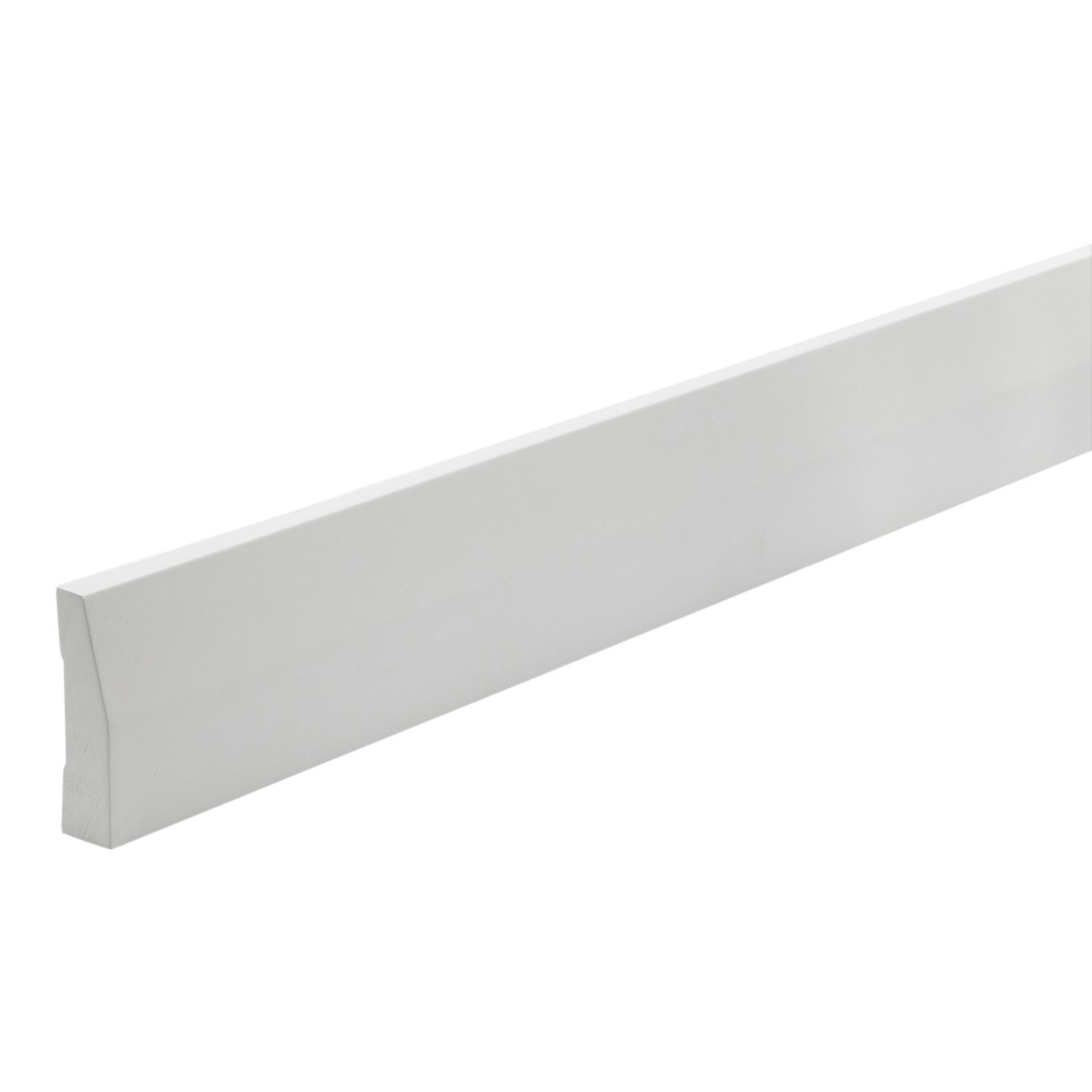 18mm Pine Architrave & Skirting HS33 Half Splayed FJ Primed | Bowens