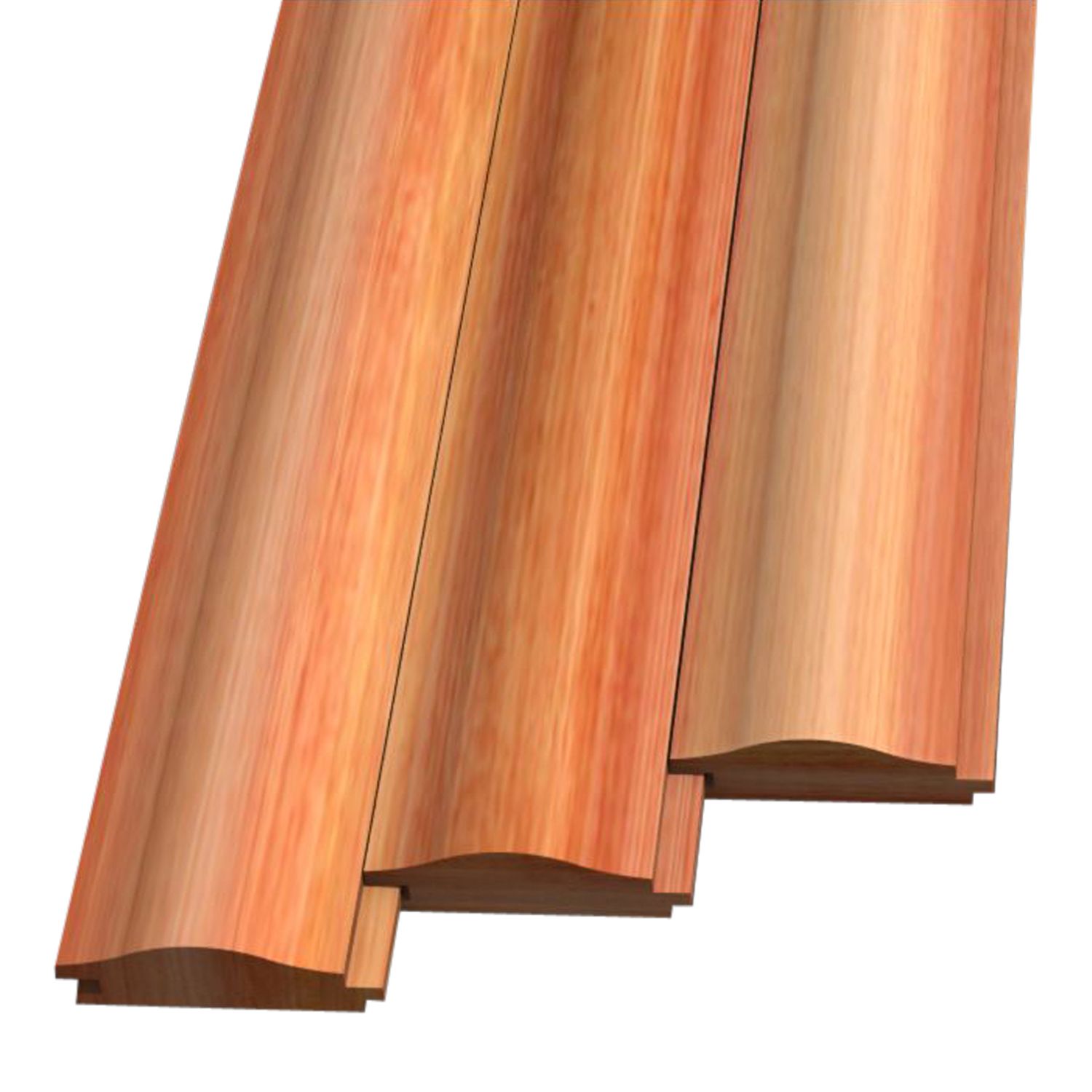 Western Red Cedar Cladding Raw Rib | Bowens