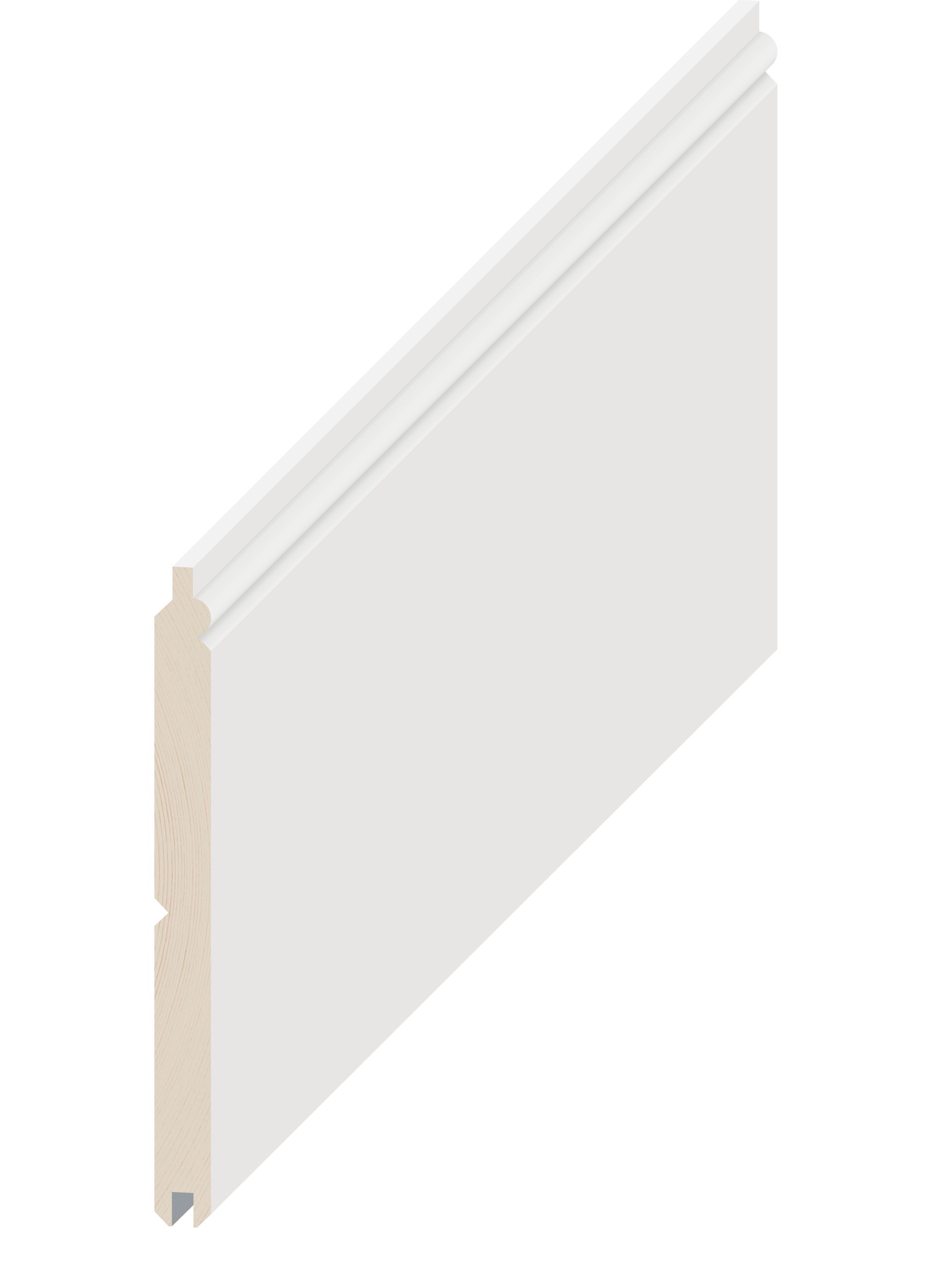 140x12mm Pine Lining Regency #321 Primed | Bowens