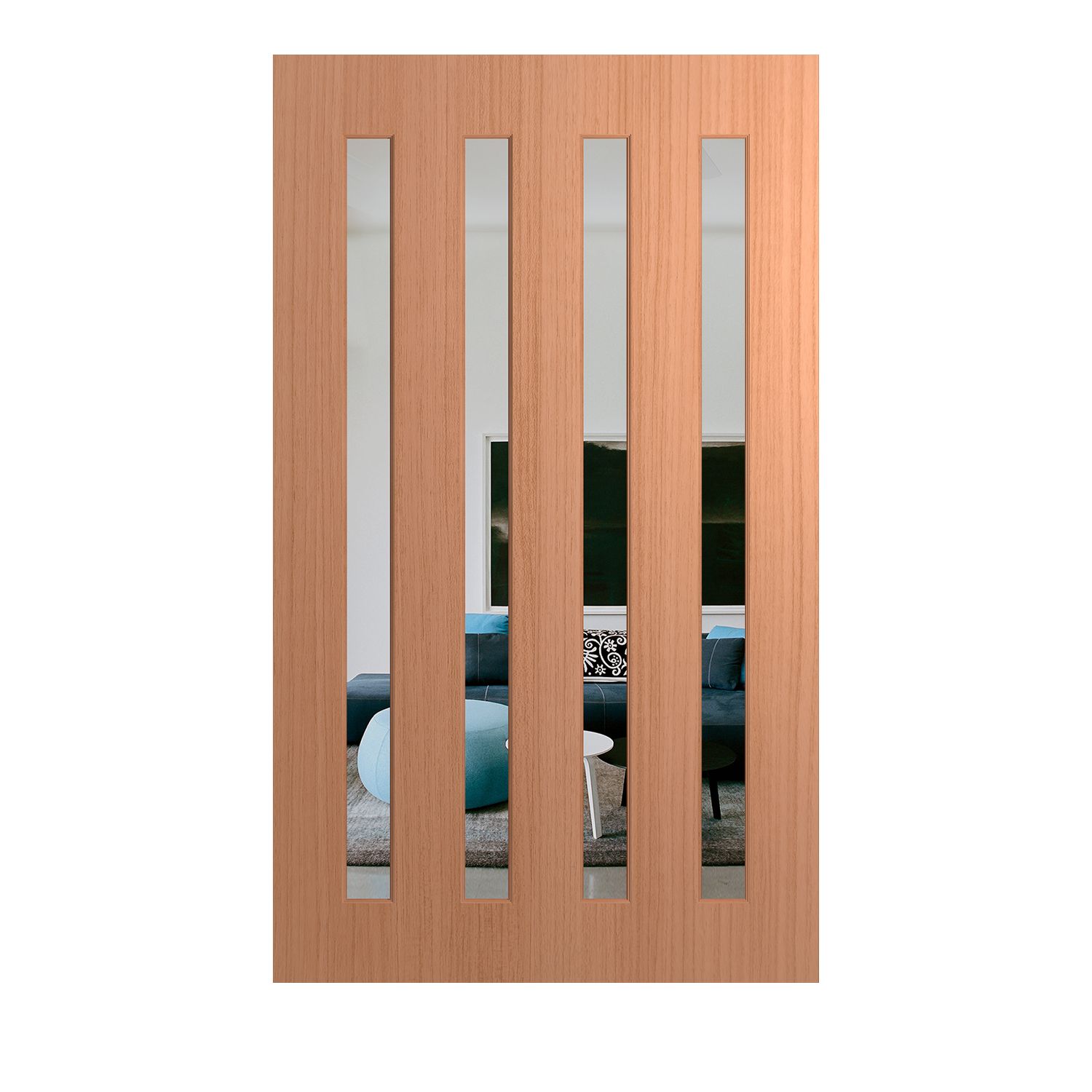 Hume Entrance Door Nexus NEX40 SPM Veneer Clear | Bowens