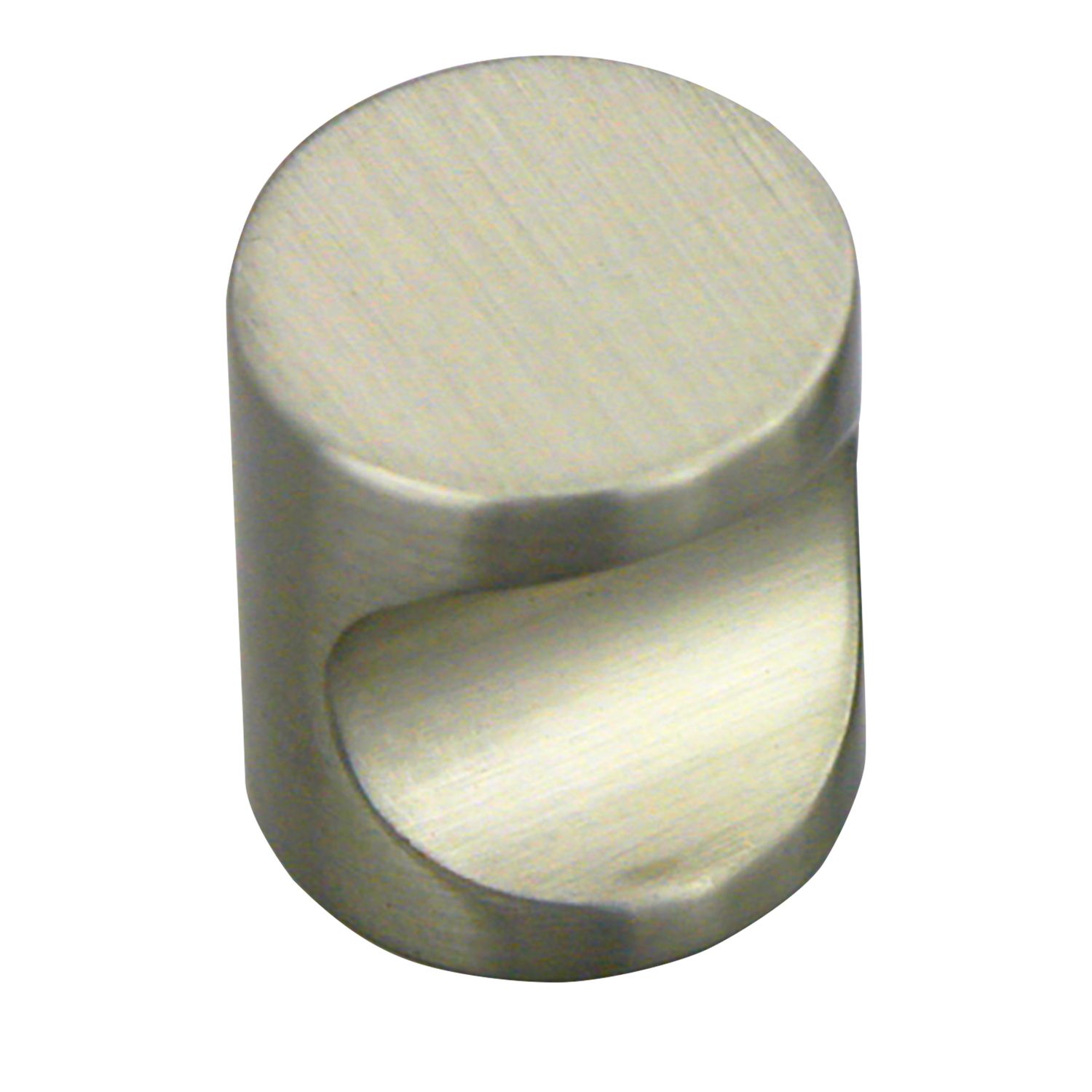 Nidus Eaten Cylinder Cabinet Knob Satin Nickel | Bowens