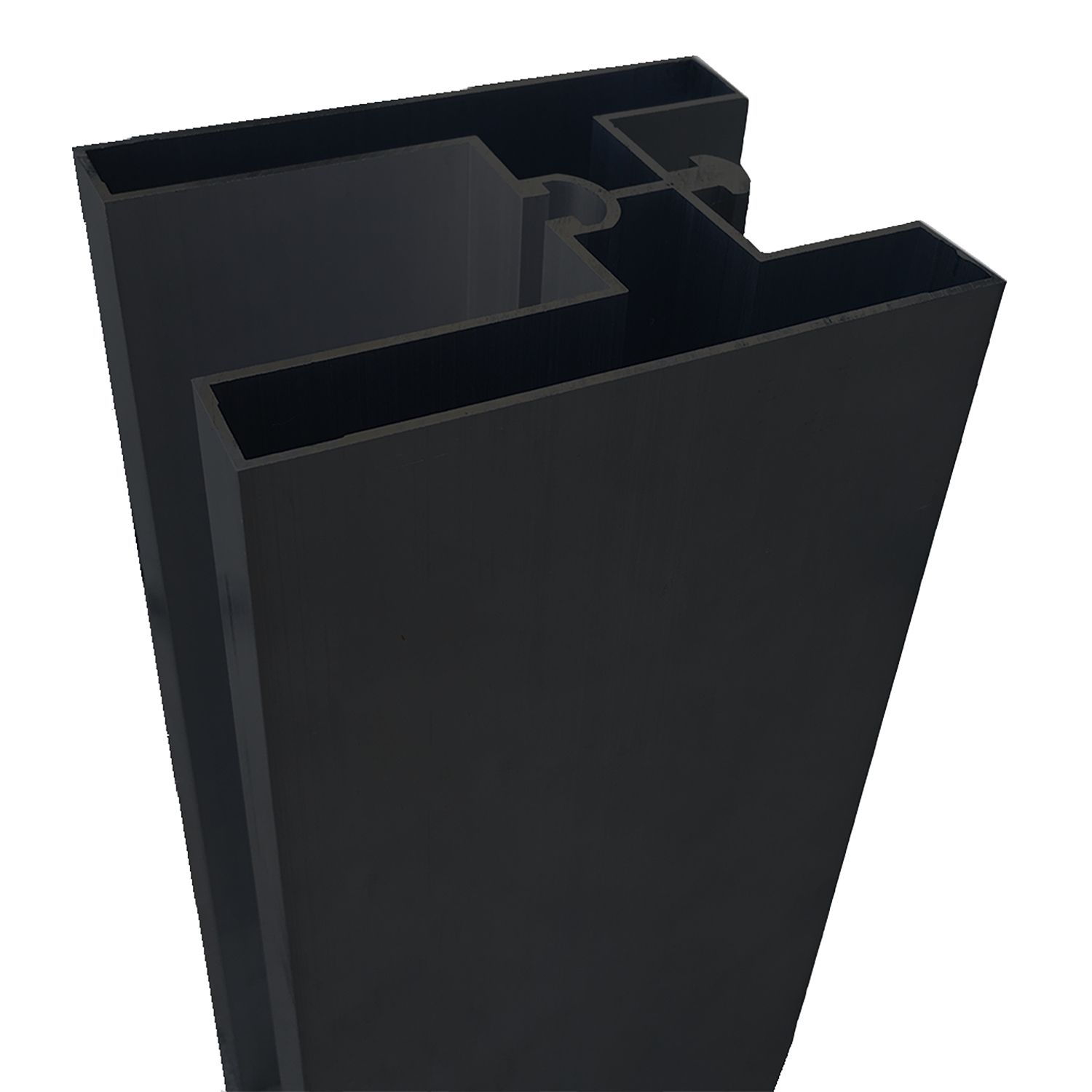 PermaTimber® Perma Fence™ Two Way Post Ebony | Bowens