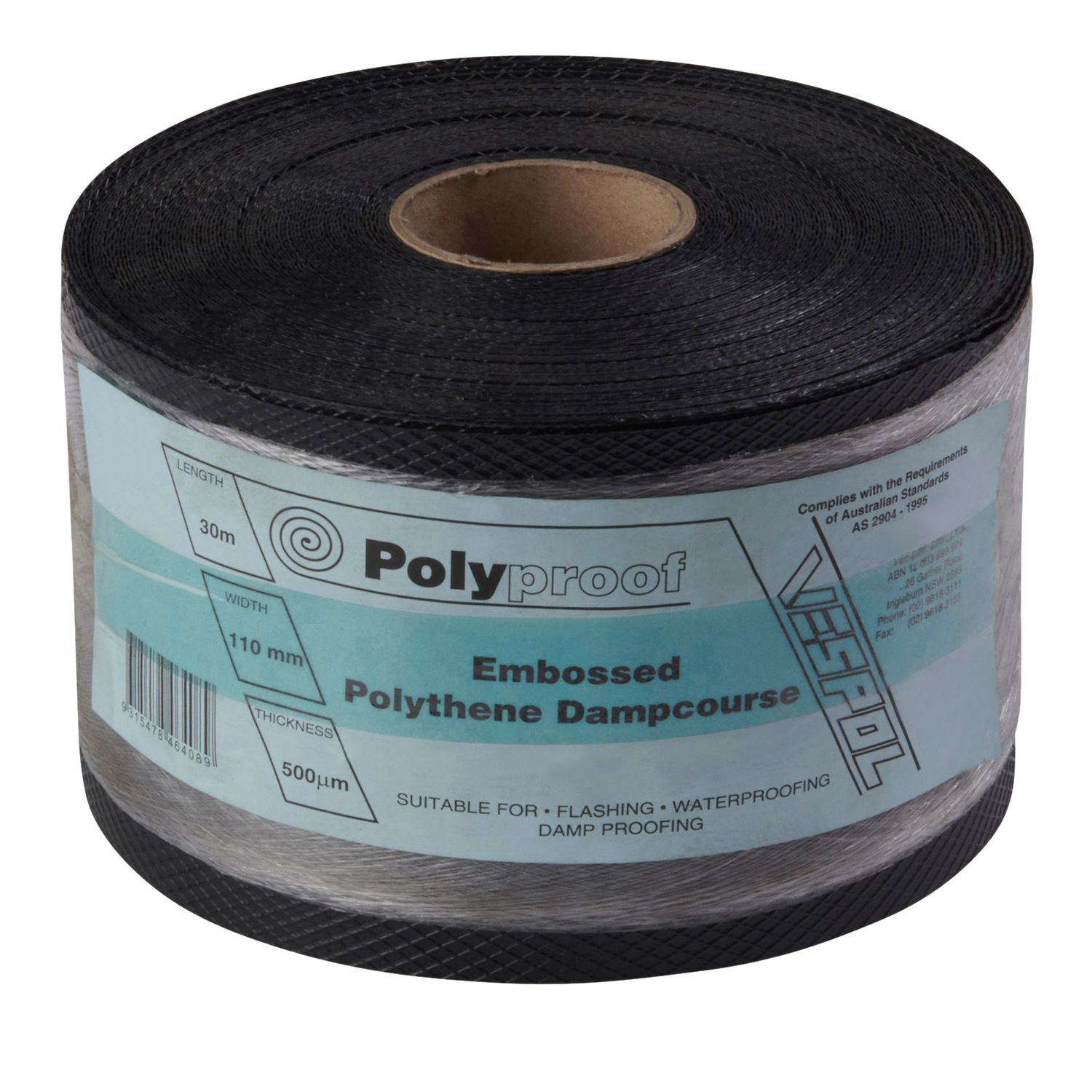 500um Polyproof Embossed Polythene Dampcourse | Bowens