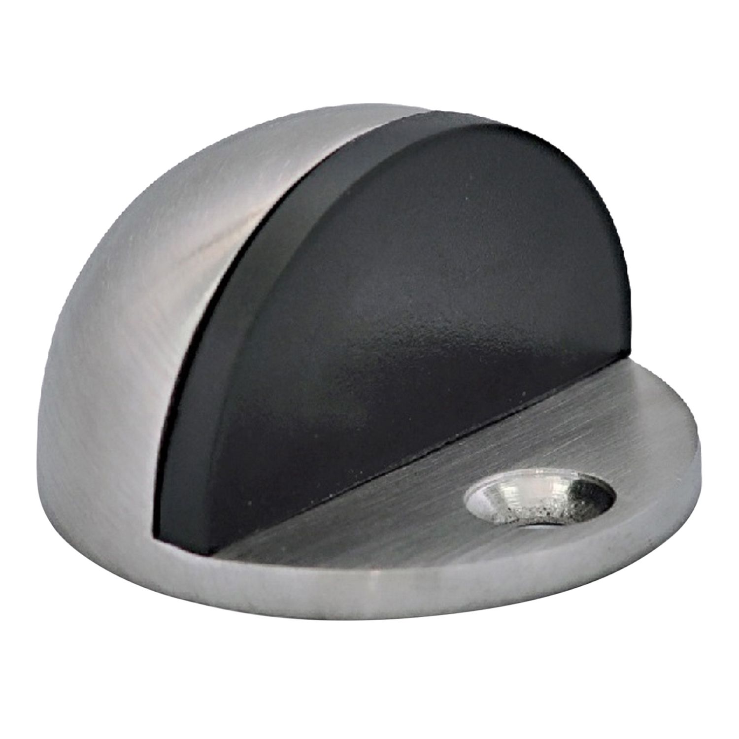 Trio Half Moon Door Stop Chrome Plated Bowens