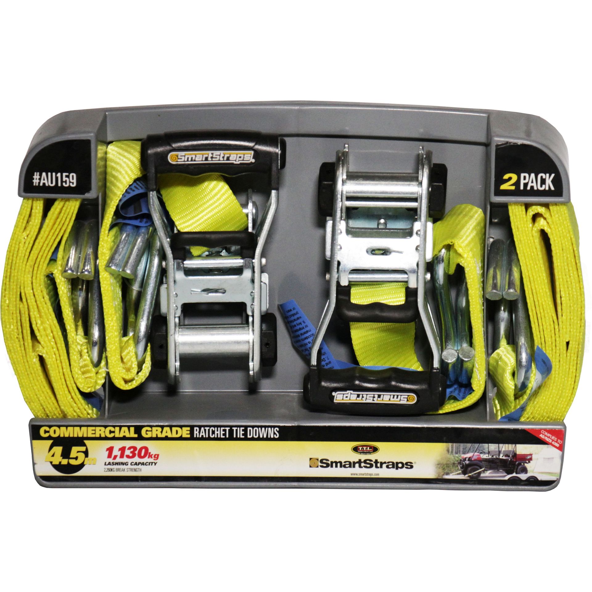 SmartStraps® 14' Ratchet-X™ Tie Down Yellow | Bowens