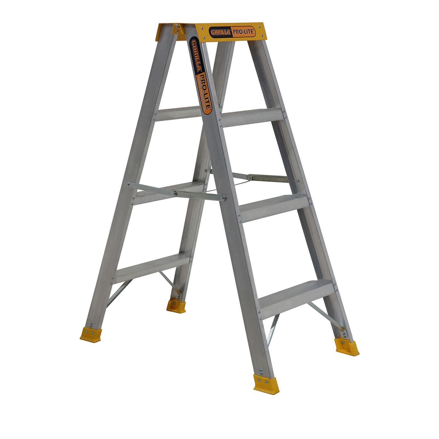Gorilla® Industrial Aluminium Double Sided Ladder | Bowens