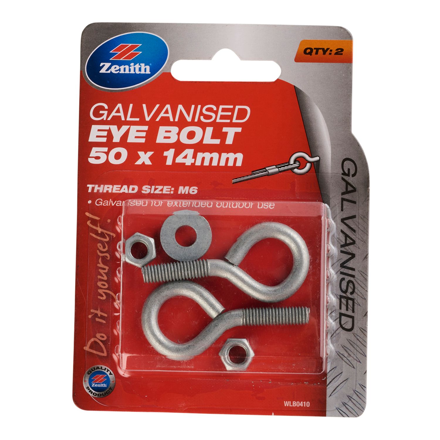Zenith® Eye Bolt Galvanised | Bowens