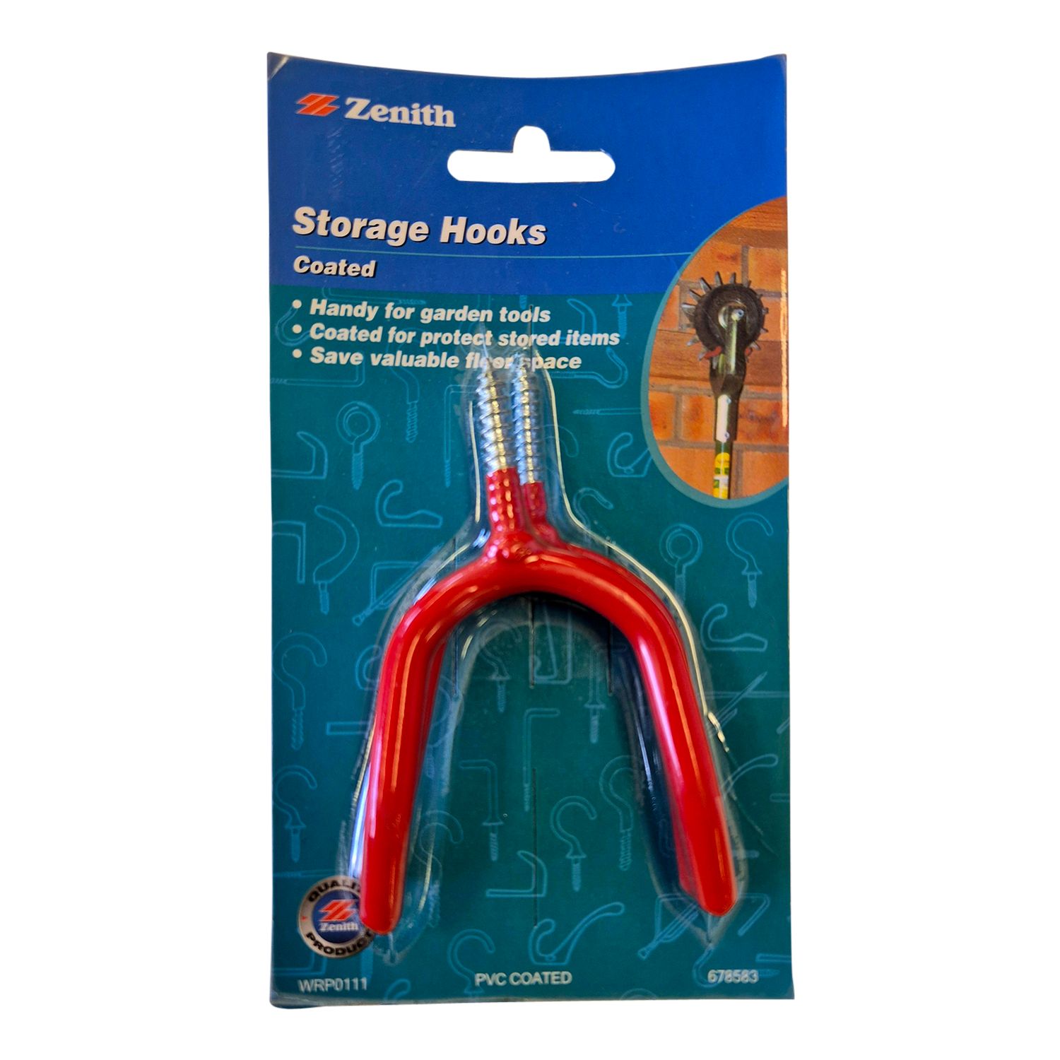 Zenith® Storage Hook PVC Coated | Bowens