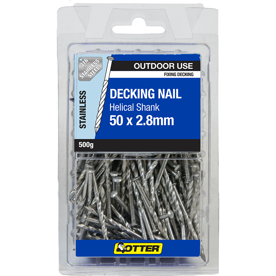 Otter® Decking Nails Stainless Steel | Bowens