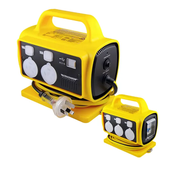 Ultracharge™ RCD Portable Safety Power Block x 5x10A Sockets | Bowens