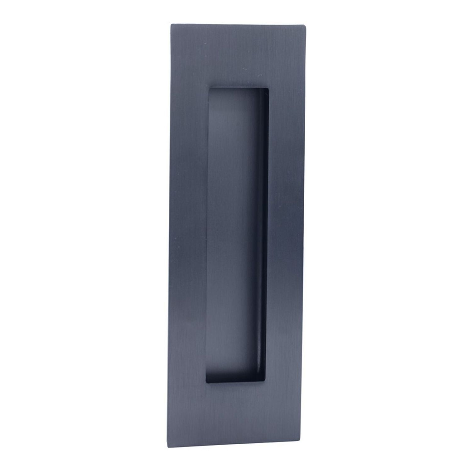 Lockwood Rectangular Flush Pull Square End Satin Gun Metal | Bowens