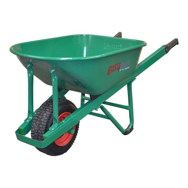 Green plastic wheelbarrow store