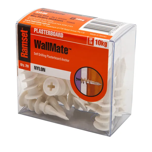 Ramset™ WallMate™ Nylon Fasteners Self Drilling | Bowens