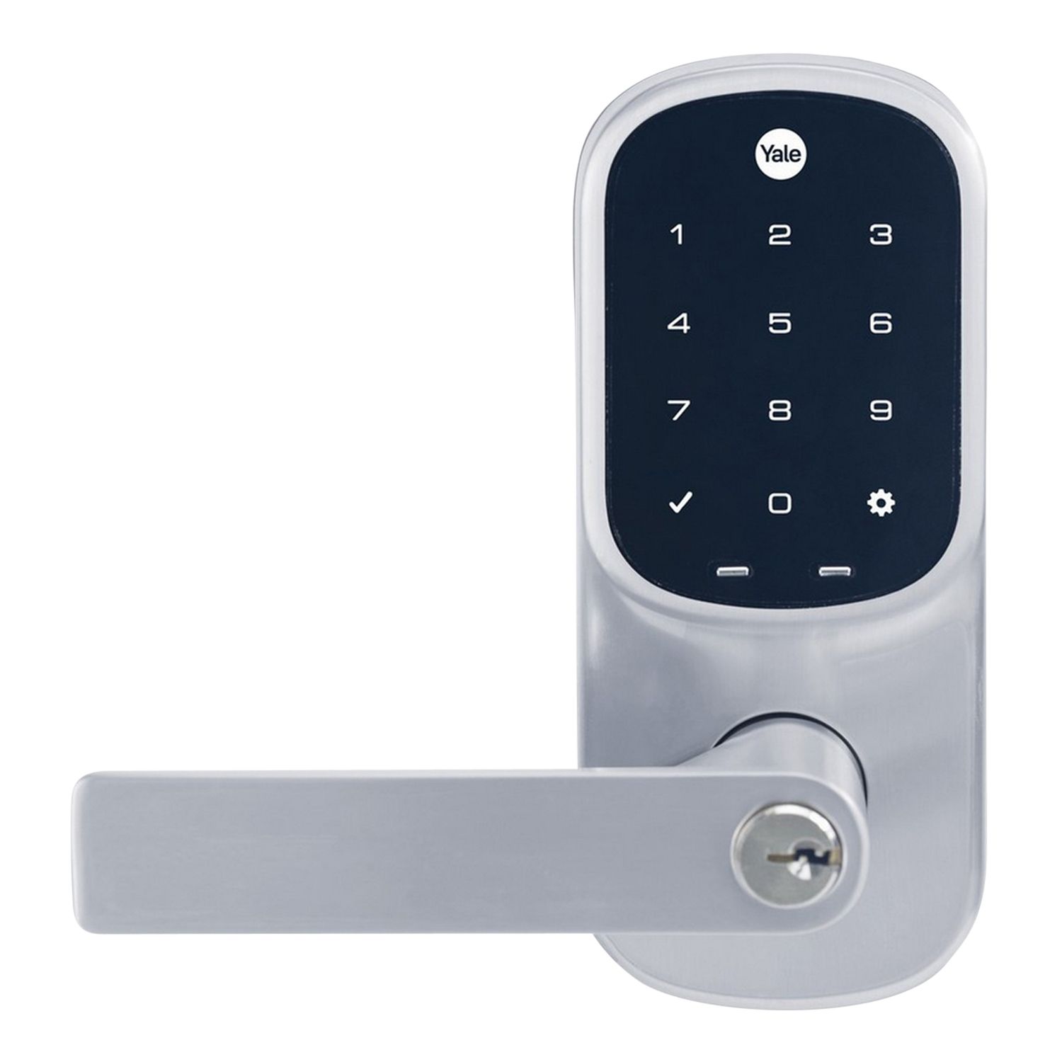 Yale Assure® Keyed Lever Lock Satin Chrome | Bowens
