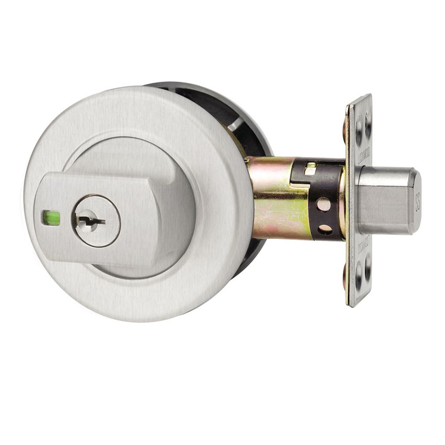 Brushed Satin Chrome Paradigm® 005 Deadbolt Round | Bowens